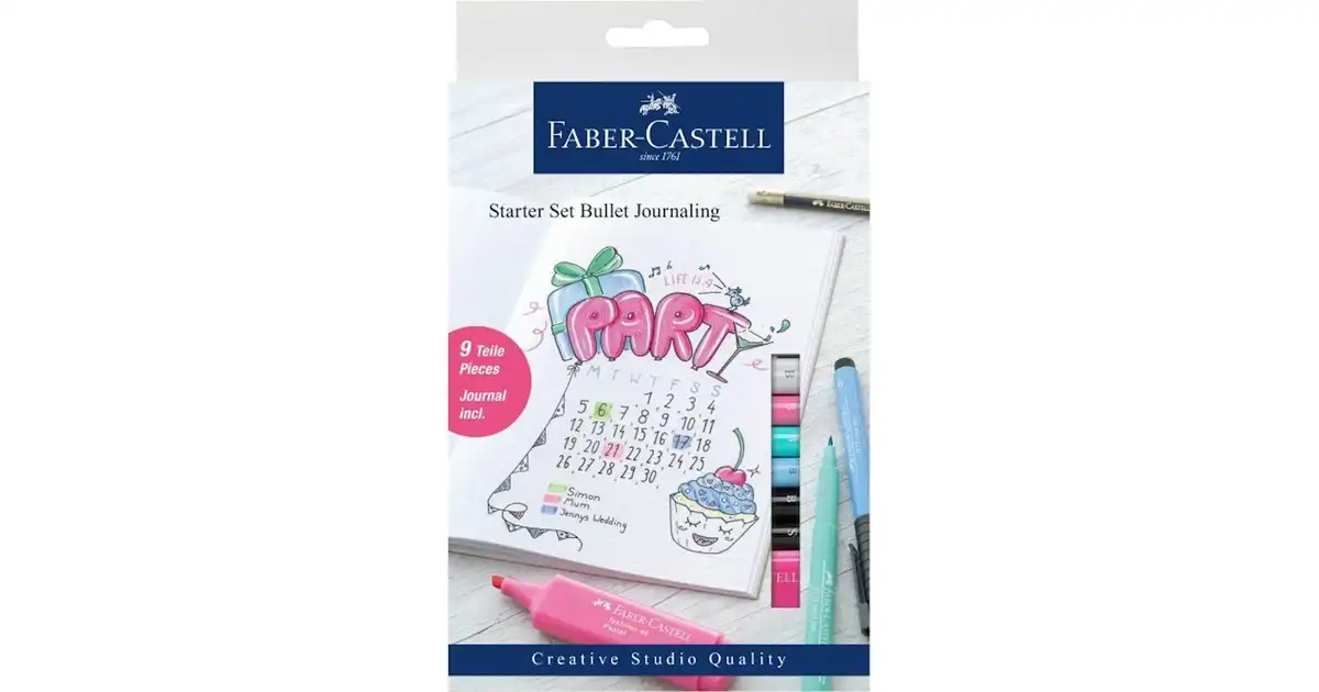 Zestaw startowy Faber Castell Bullet Journal 9 elementów - Biurwa.pl ...