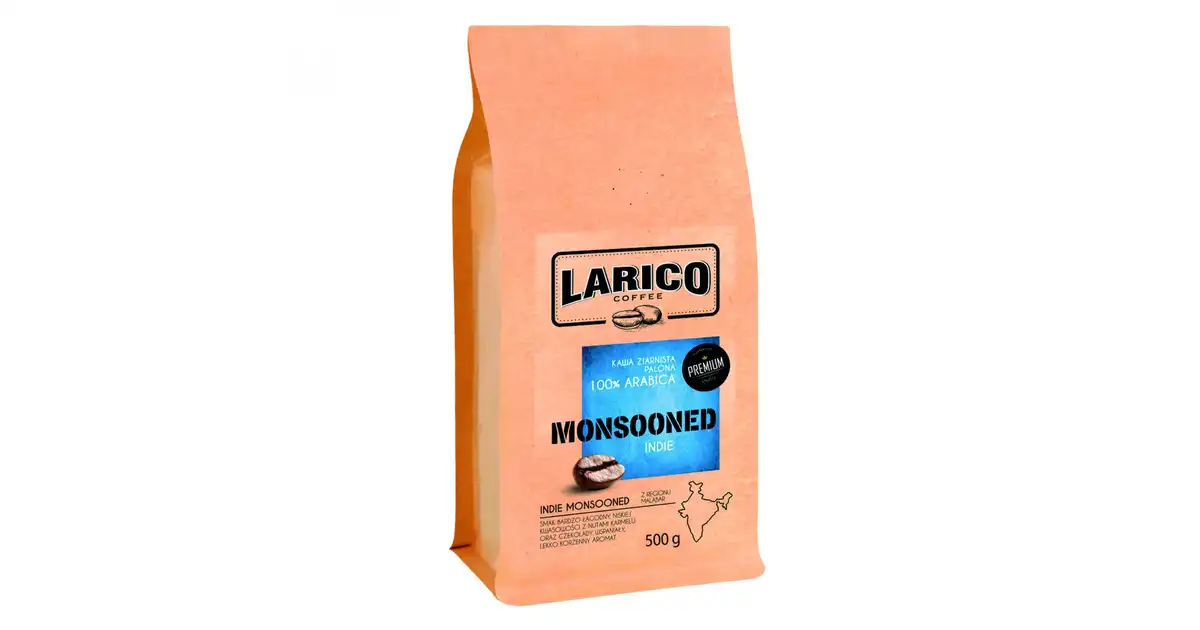 Kawa Larico Monsooned ziarnista 500g - Biurwa.pl: artykuły biurowe i ...