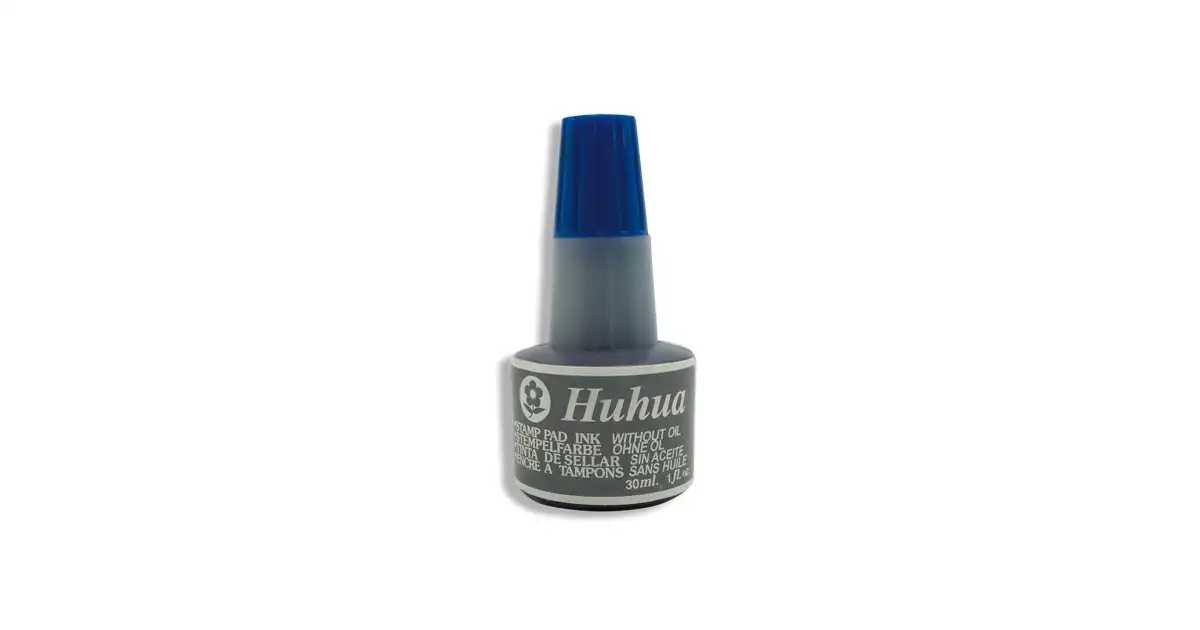 Tusz do pieczątek Huhua 30ml niebieski - Biurwa.pl: artykuły biurowe i ...