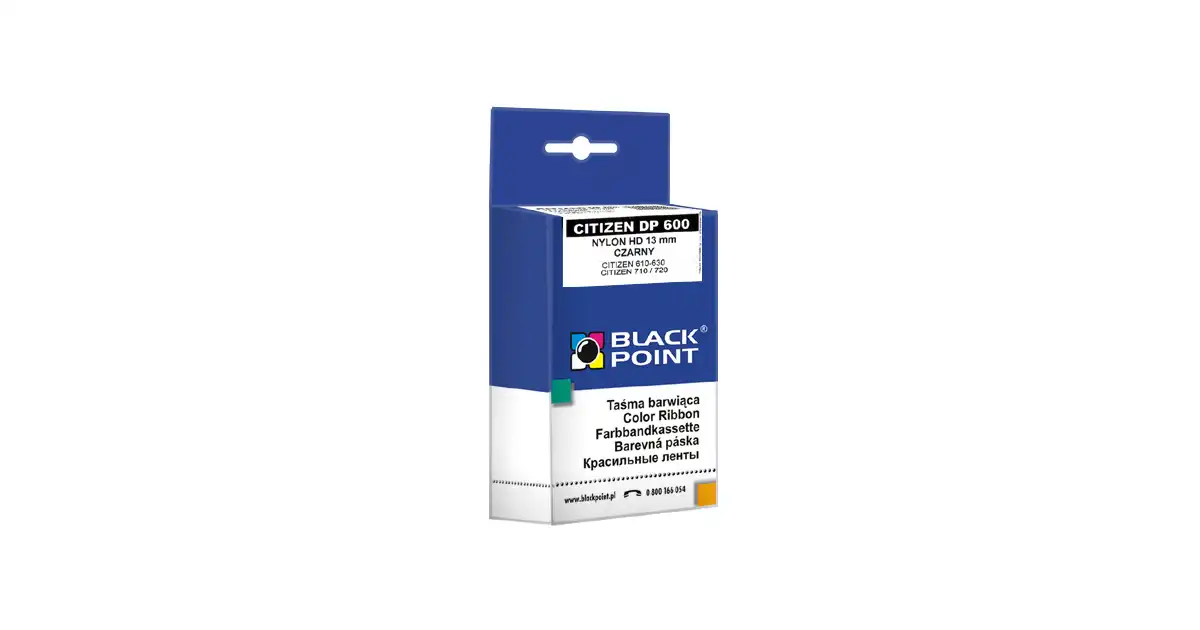 Taśma do drukarki igłowej Citizen DP600 Black Point czarny - Biurwa.pl ...